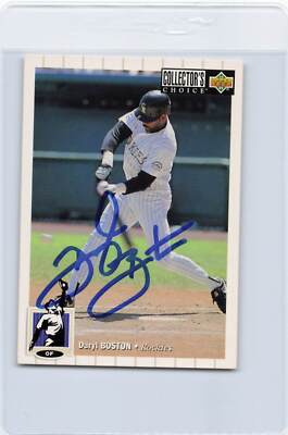 1994 Collector's Choice #62 Daryl Boston Rockies Signed Auto *J69 | eBay