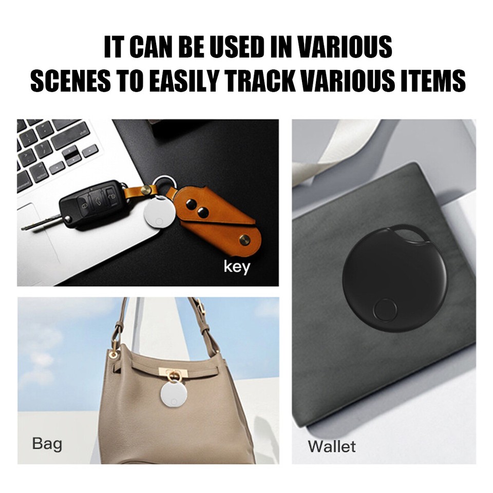 Bluetooth Tracking Device Smart Air Tag Tracker Bike Car Key For Apple ...