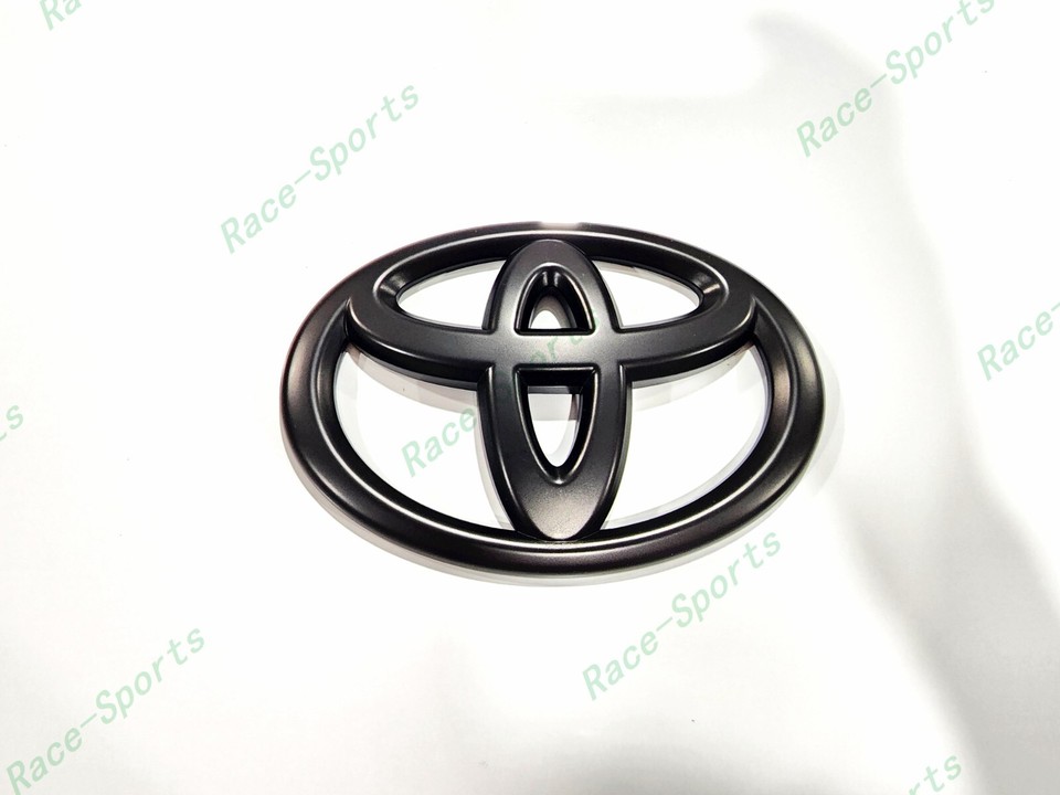 1PC Matte Black Replacement Front Toyota Logo EMBLEM Toyota Tundra ...