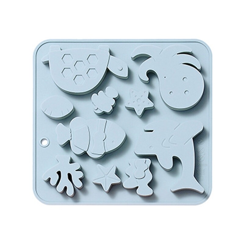 Marine Life Series Chocolate Moulds DIY Silicone Moulds Fondant Molds ...