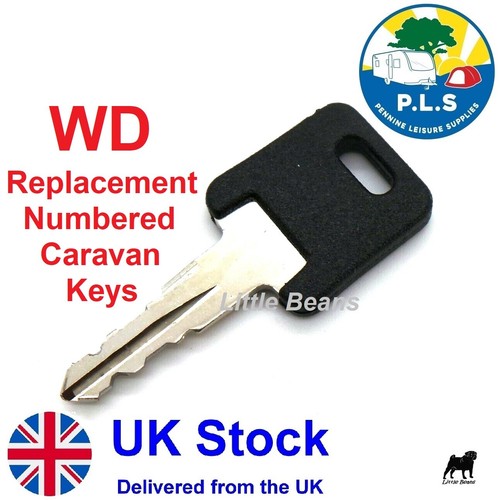 WD Caravan Motorhome Door Lock Key Replacement Precut All Numbers ...