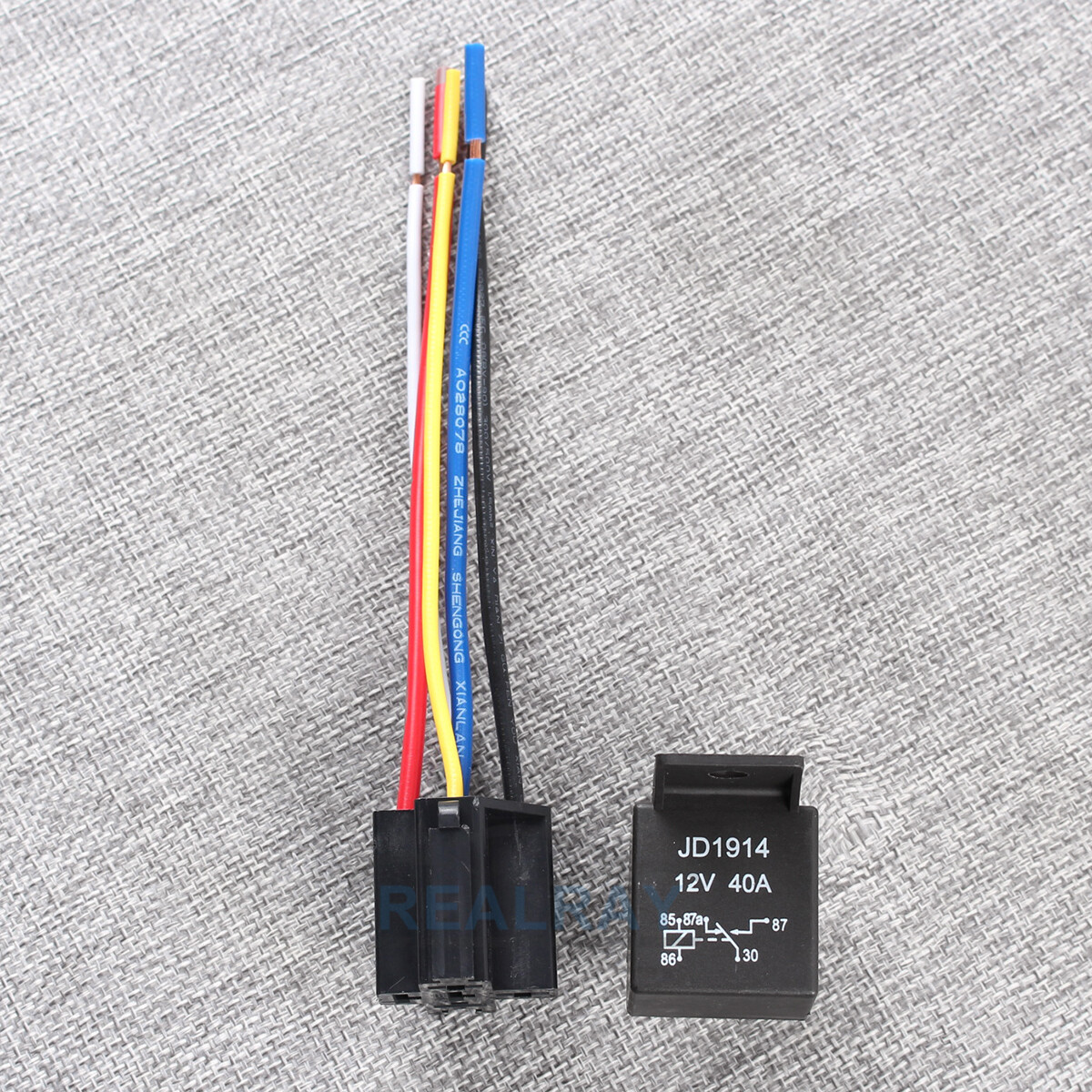 JD1914 12V 40A 5Pins Starter Relay w/ Socket For Part# 31506-79B HD | eBay