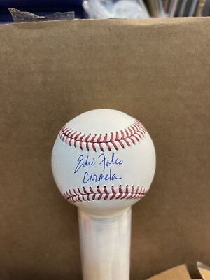 Edie Falco Signed RAWLINGS MLB BASEBALL “Carmela” Sopranos beckett Rare ...