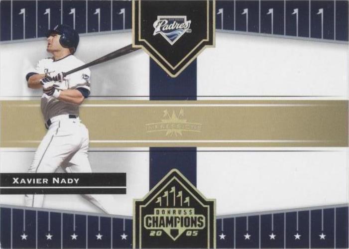 2005 Donruss Champions - Xavier Nady #319 Gold Impressions /50 for sale ...