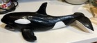 VTG YTK RARE XL RUBBER ORCA KILLER WHALE 20” TOY FISH OCEAN SEA SHAMU ...