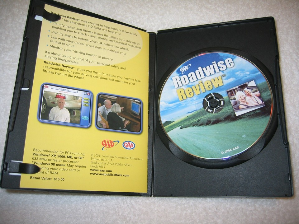 2004 Roadwise Review A Tool to Help Seniors Drive Safely Longer PC CD ...