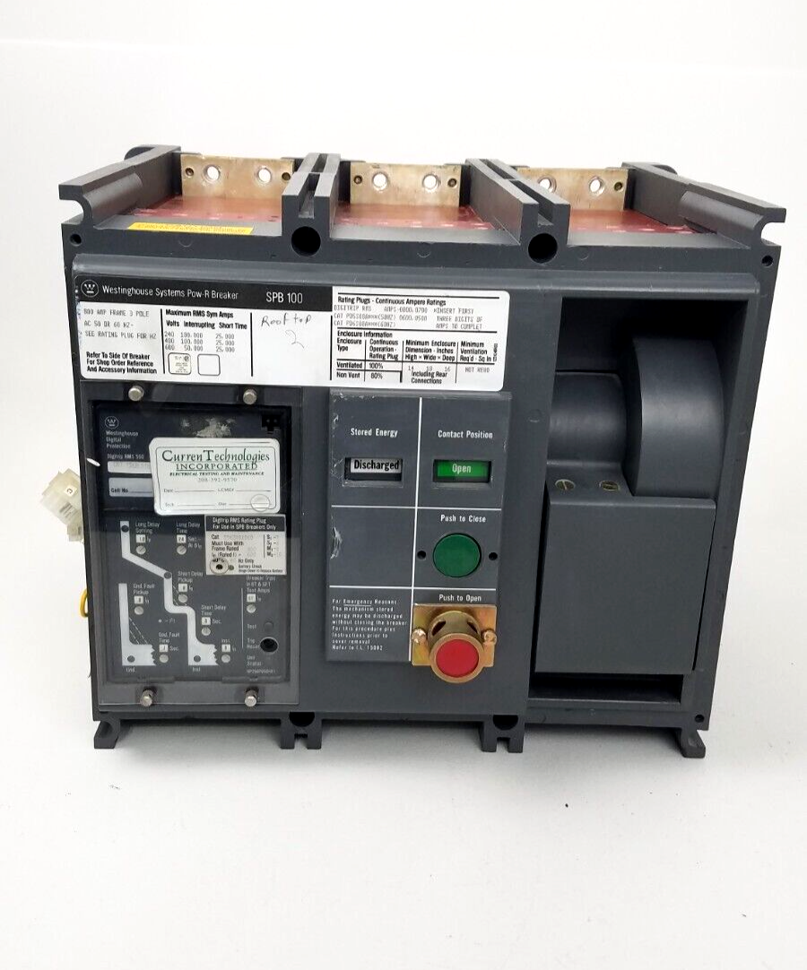SPB 100 Westinghouse PD6S08A060 600 amp rating plug Circuit Breaker | eBay