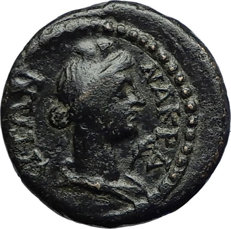 NACRASA in LYDIA Authentic Ancient 98AD RARE Greek Coin SENATE & ROMA ...