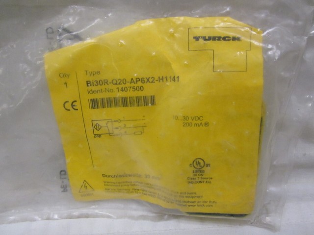 Turck Bi30r-q20-ap6x2-h1141 Inductive Ring Proximity Sensor Switch M3 ...