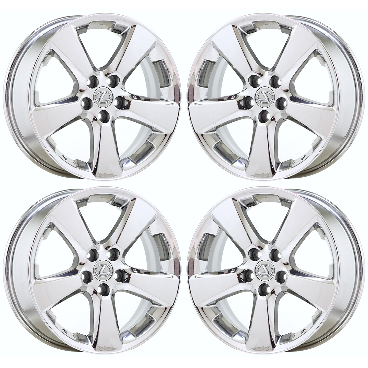 EXCHANGE 18" Lexus RX330 RX350 PVD Chrome Wheels Rims Factory OEM Set ...