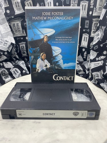 Contact VHS, 1997 Jodie Foster, Matthew McConaughey | eBay Australia