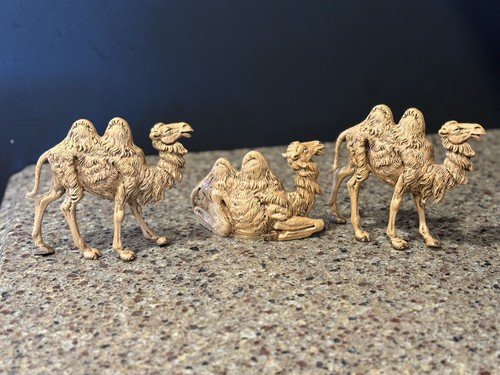 FONTANINI Vintage Heirloom Nativity Camels, Donkey, Ox and Sheep 1992 6 ...