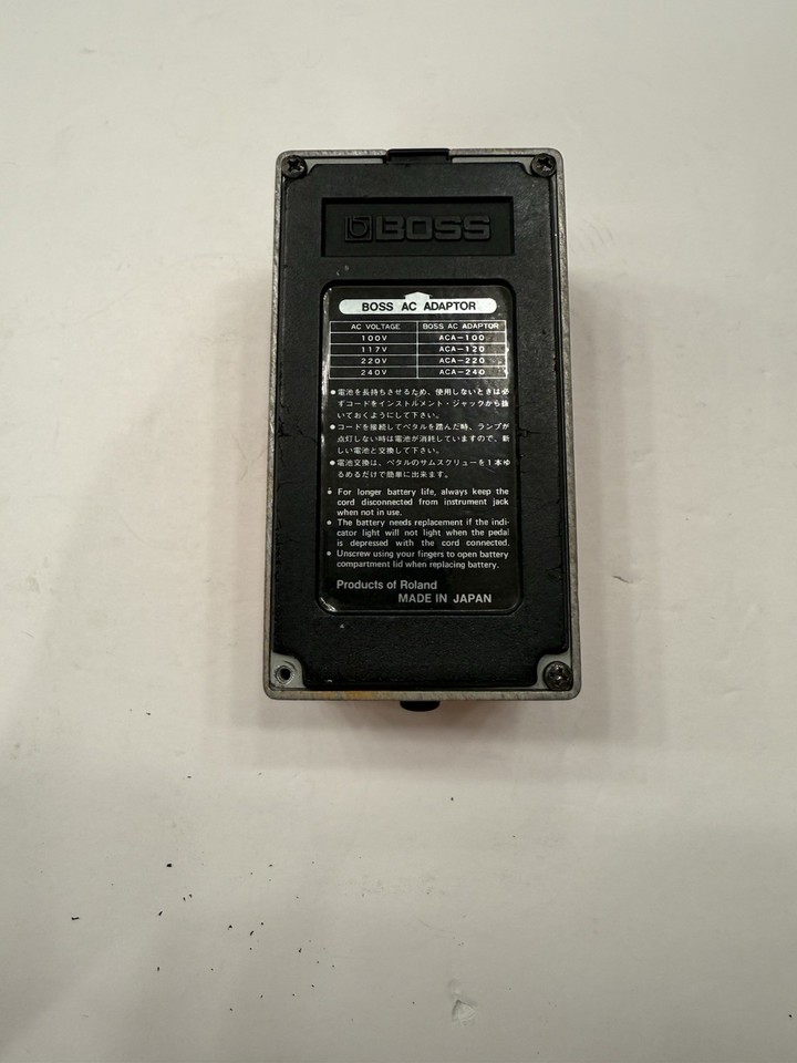 Boss Roland DS-1 Distortion Vintage 1983 ACA Guitar Effect Pedal MIJ ...