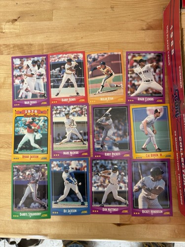 1988 Score Baseball Collector set 660 CARDS 56 MAGIC MOTION TRIVIA US ...