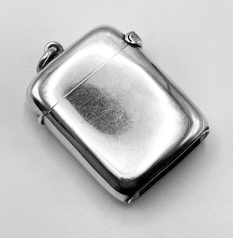 SILVER VESTA CASE BIRMINGHAM 1902 HORTON & ALLDAY | eBay UK