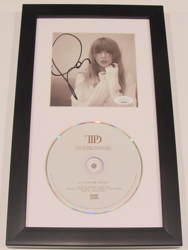 Taylor Swift Framed TTPD Hand Signed Autographed CD JSA COA ERAS TOUR ...