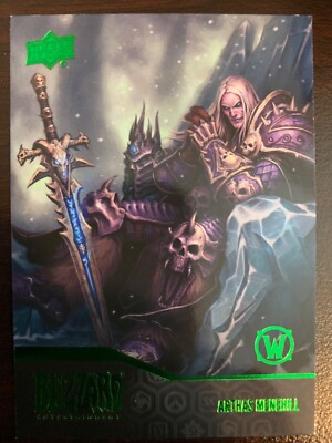 2023 BLIZZARD LEGACY COLLECTION ARTHAS MENETHIL UNCOMMON TRADING CARD ...