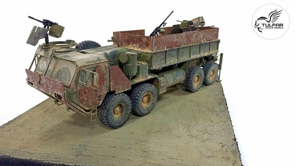 Military Gun Truck HEMTT Scale AFV Model 1/35, Iraq War, Military Vehi ...
