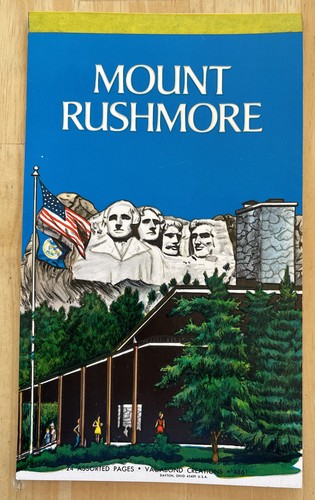 MOUNT RUSHMORE Note Pad #4861 Vintage Vagabond Stationery | eBay