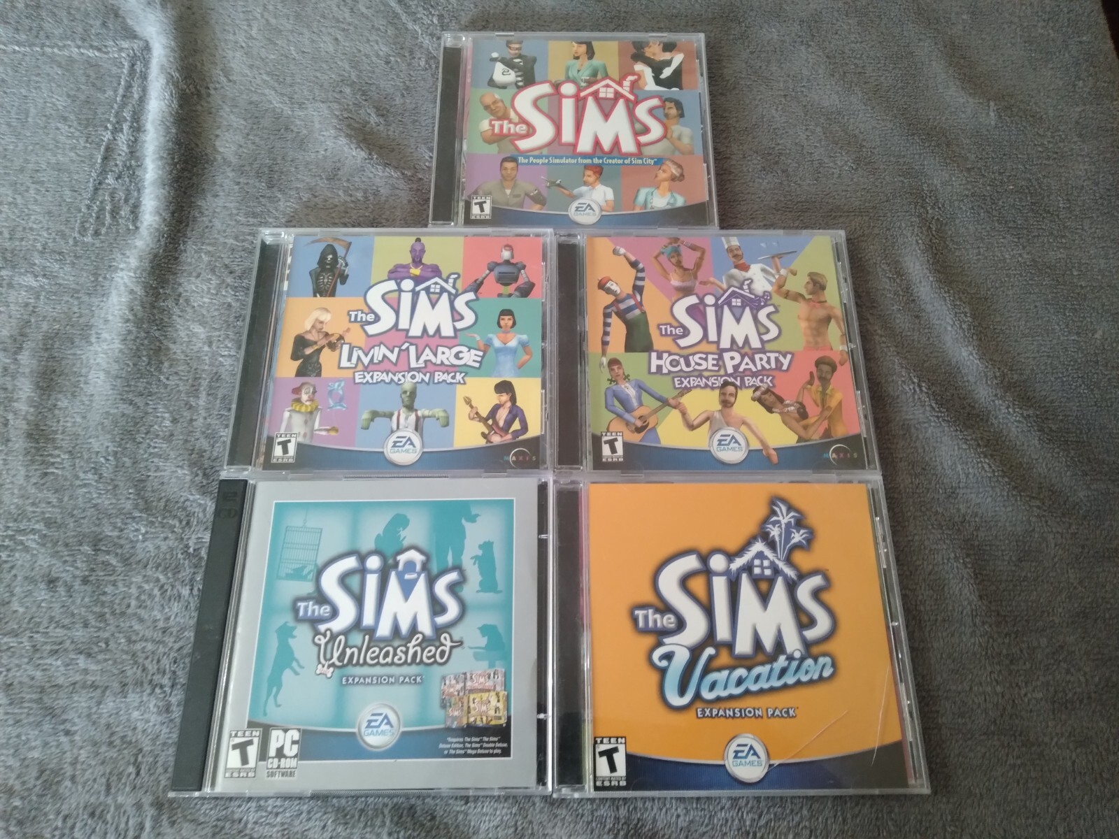 The Sims 1 Original PC 5 Disk Lot | eBay
