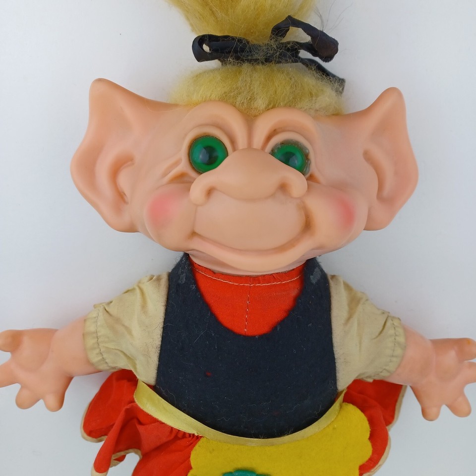 11" Scandia House Enterprises Troll Doll Irish Leprechaun Girl 1960'S ...
