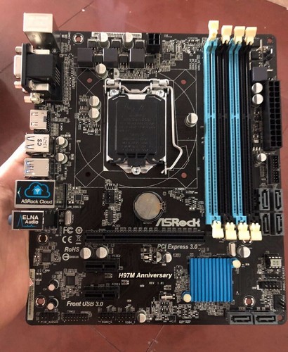 ASRock H97M Anniversary | LGA 1150 | MicroATX | DDR3 SDRAM | 4 Memory ...
