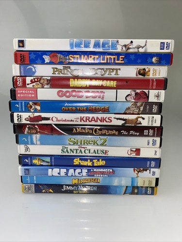 14 Family DVD Movie Ice Age Shrek 2 Madea Santa Madagascar Jimmy ...