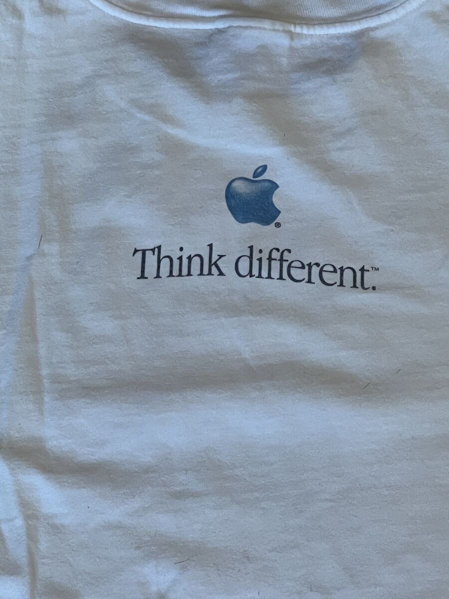 Vintage 90's iMac t shirt Think Different XL computer 100 Vintage 90's iMac t shirt Think Different XL computer 100