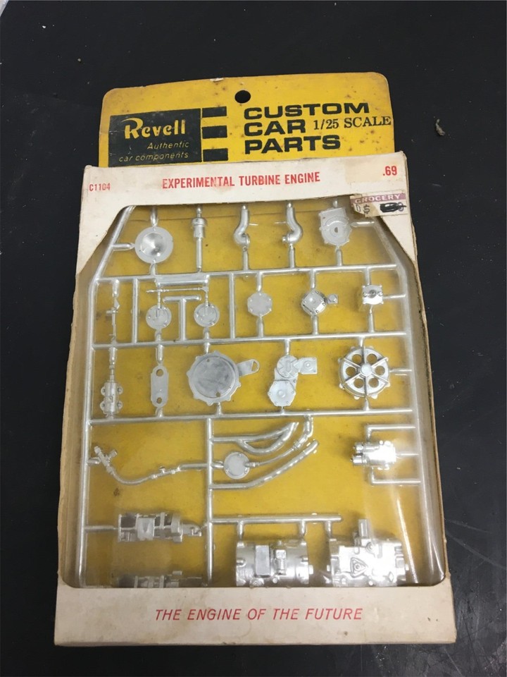 Vintage model Car accessories lot Revell AMT drag strip in box custom ...