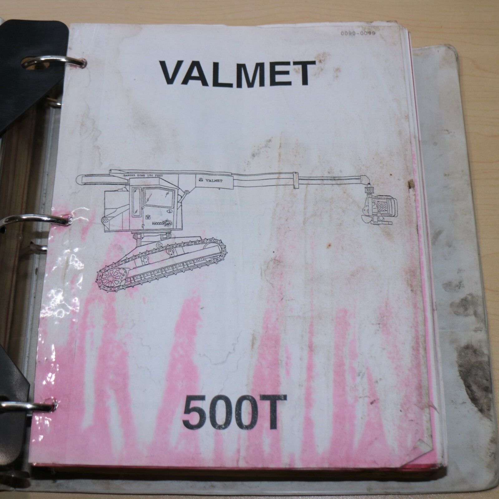 VALMET 500T Crawler Track Processor W/955/960/998 Head Parts MANUAL ...