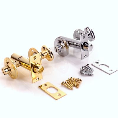 CHOOSE FINISH POLISHED BRASS/CHROME Thumb Turn Lock Security Privacy ...