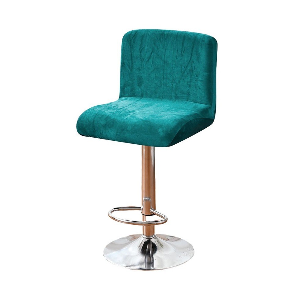 High Quality Silver Fox Fleece High Stool Chair Cover Stretch Chair ...