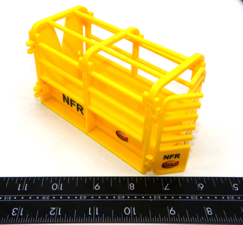 Big Country Toys NFR Bull Yellow Roping Chute Fence & Gate Playset ...