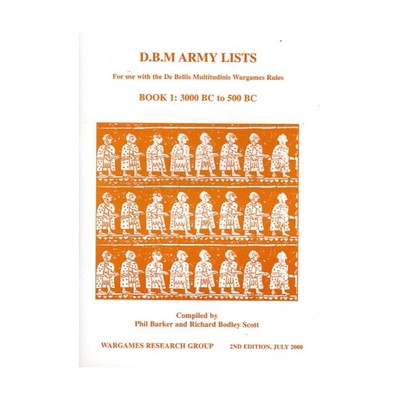 Wargames Research Historical Mini DBM Army Lists #1 - 3000 BC to 500 BC ...