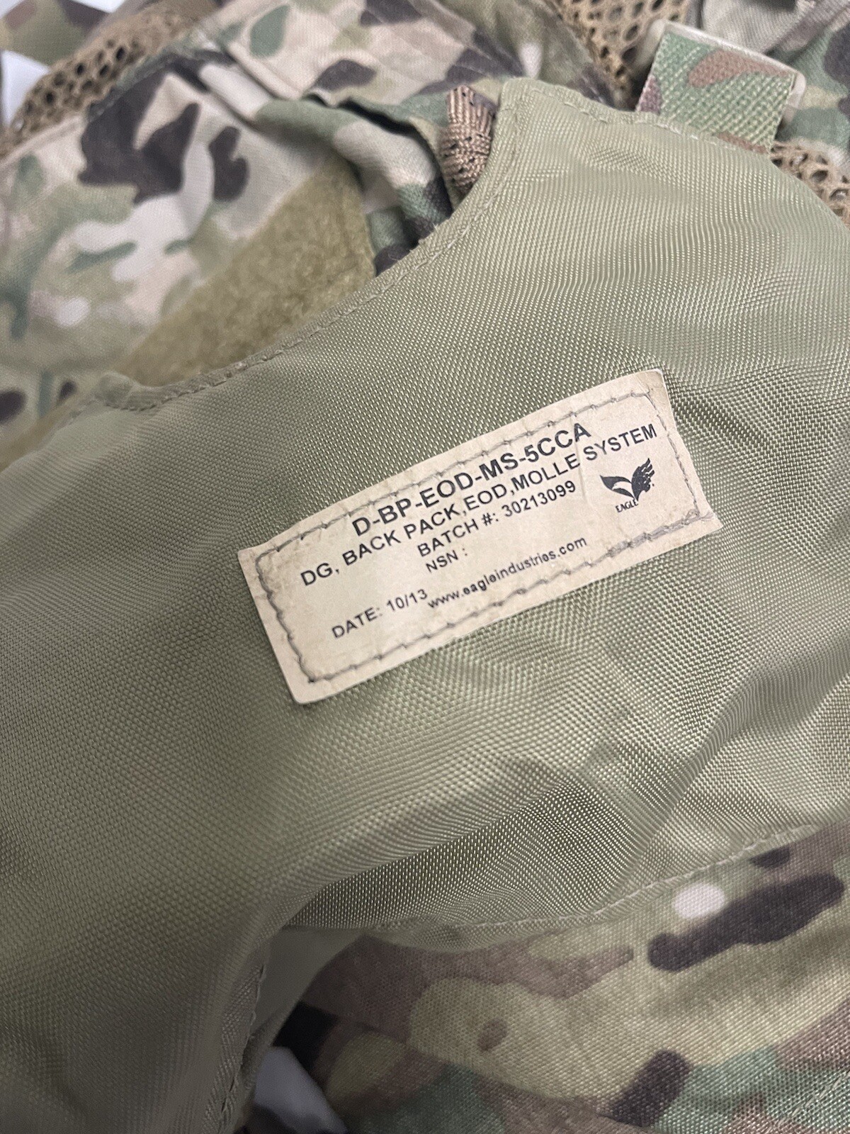 Eagle Industries EOD back pack Yote Beavertail Multicam DG #11 | eBay