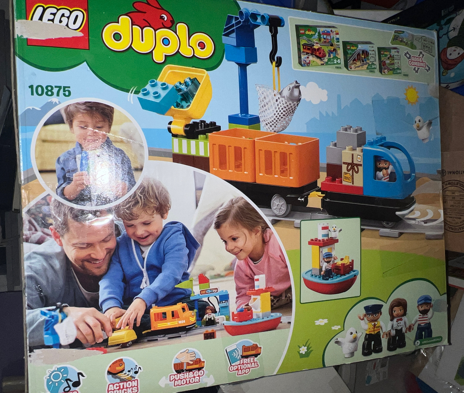 LEGO DUPLO 10875 CARGO TRAIN complete | eBay