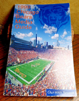 1999 Chicago Bears Media Guide | eBay