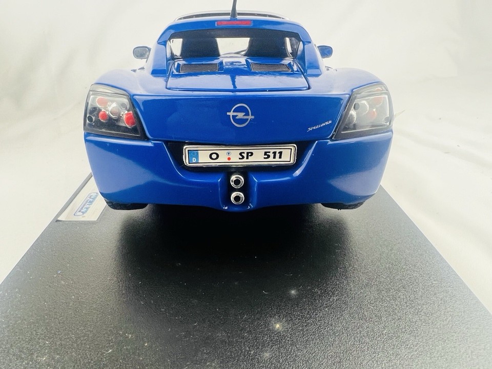 WELLY SPECIAL EDITION 1/18 SCALE OPEL SPEEDSTER!!! Blue DIECAST CAR | eBay