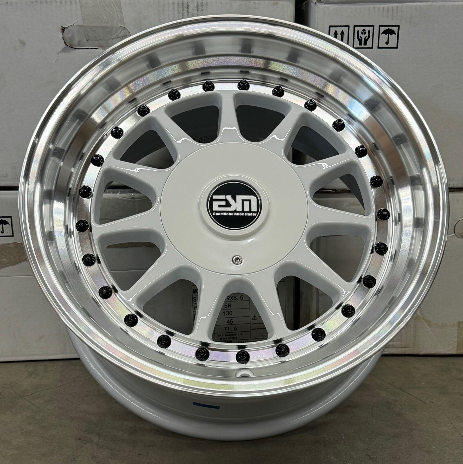 16x8 +20 WH 4x100 5x100 ESM- 003R Wheels Rims BMW E30 318i 318is 325e ...