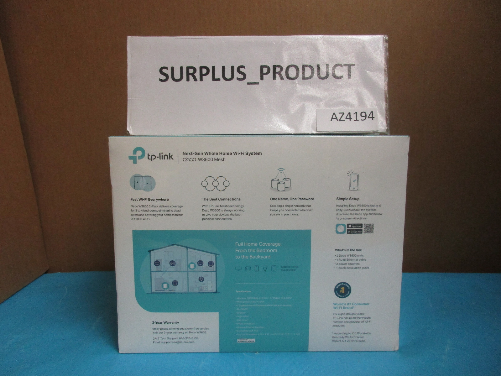 TP-LINK Deco W3600 Wi-Fi 6 AX1800 Mesh WiFi Router for sale online | eBay