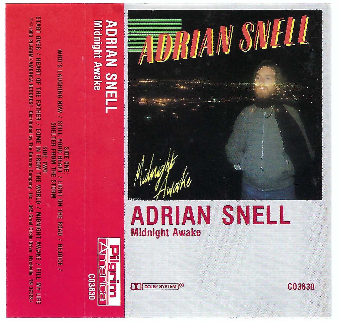 Adrian Snell - Midnight Awake - Used Cassette | eBay