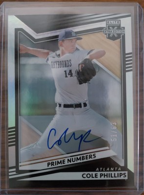 Cole Phillips 2022 Elite Extra Edition Prime Numbers B Autograph #51/63 ...