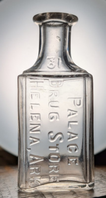 Nice! Palace Drug Store Helena Ark. AK Arkansas Druggist Bottle 3-1/8 ...