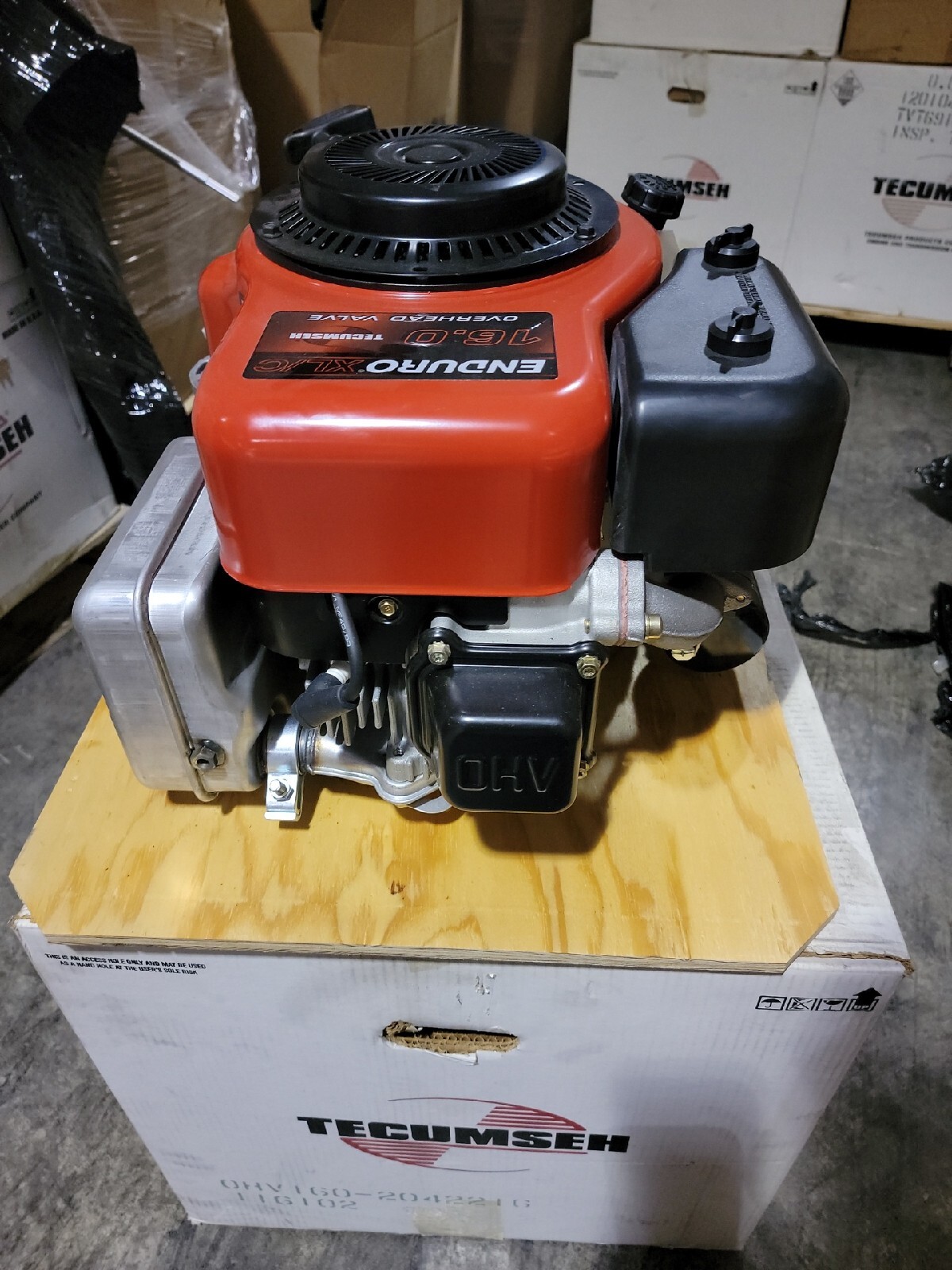 OHV160-204221G 16HP Tecumseh Vertical Shaft Engine -HK | eBay