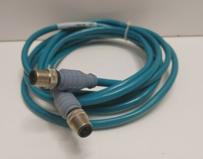 NEW OLD STOCK! TURCK 4-PIN 3M EUROFAST NETWORK CABLE RSCD RSCD 440-3M U ...