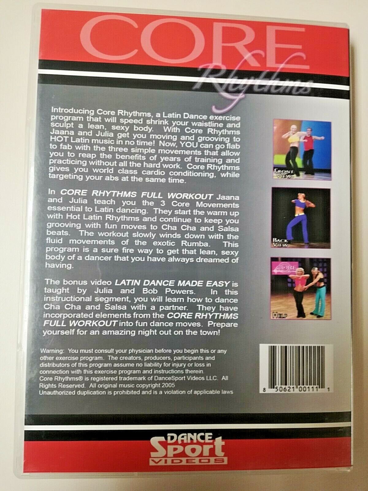Salsa Blast Core Rhythms Motivational Dance Exercise DVD w/ Julia Powers & Jaana | eBay