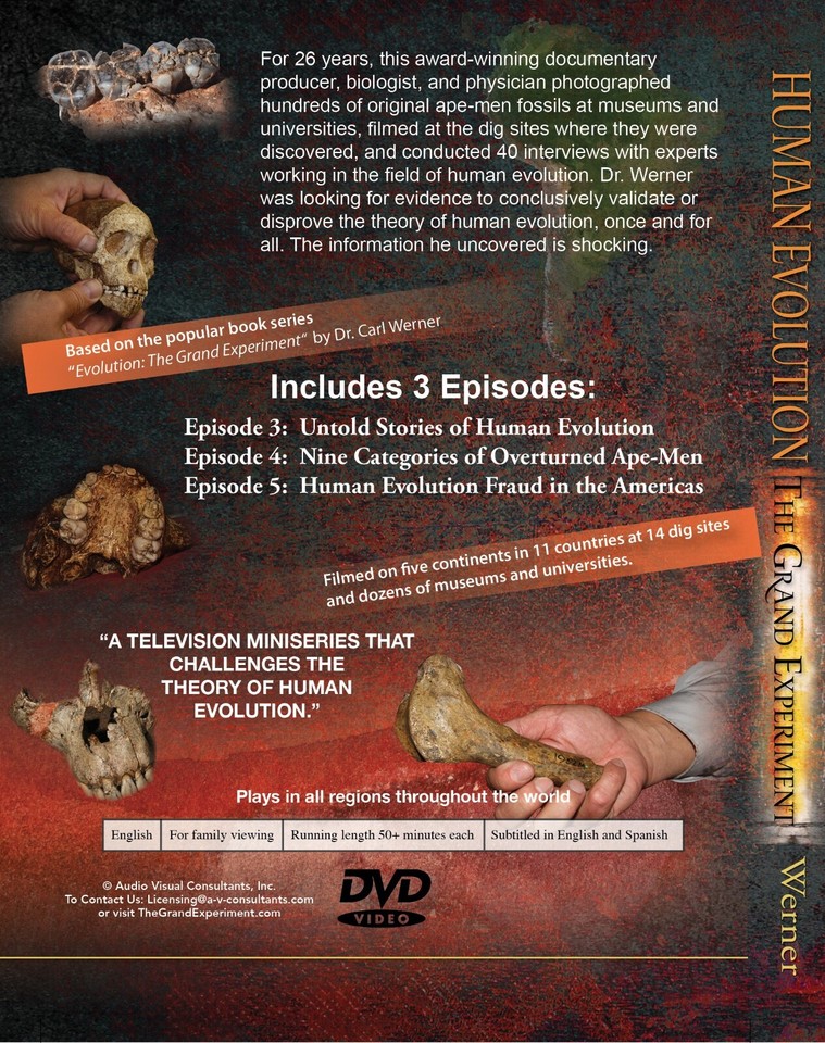 Episodes 3/4/5 Human Evolution DVD (Evolution: The Grand Experiment ...