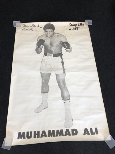 vintage Muhammad Ali Boxing poster RARE Large Size | eBay