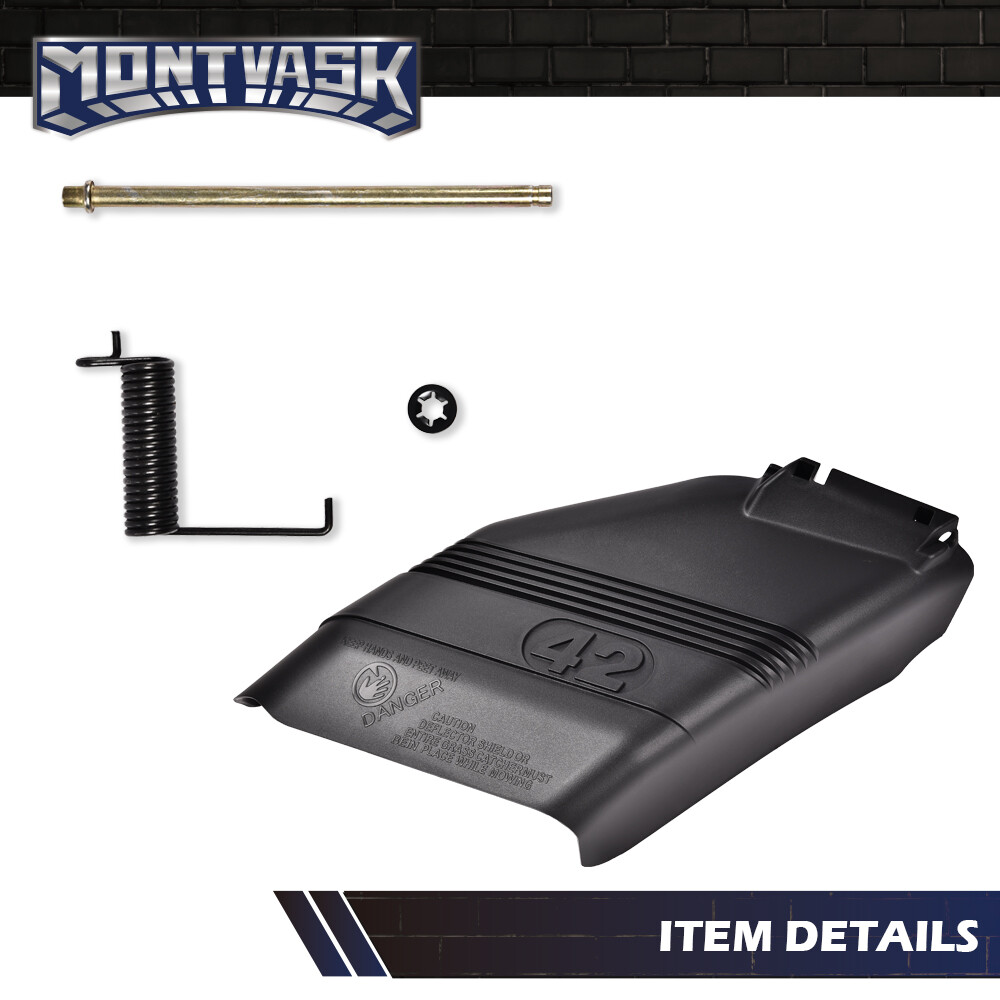 42" Deflector Shield W/ Mounting Hardware Kit 130968 532130968 Fit For ...