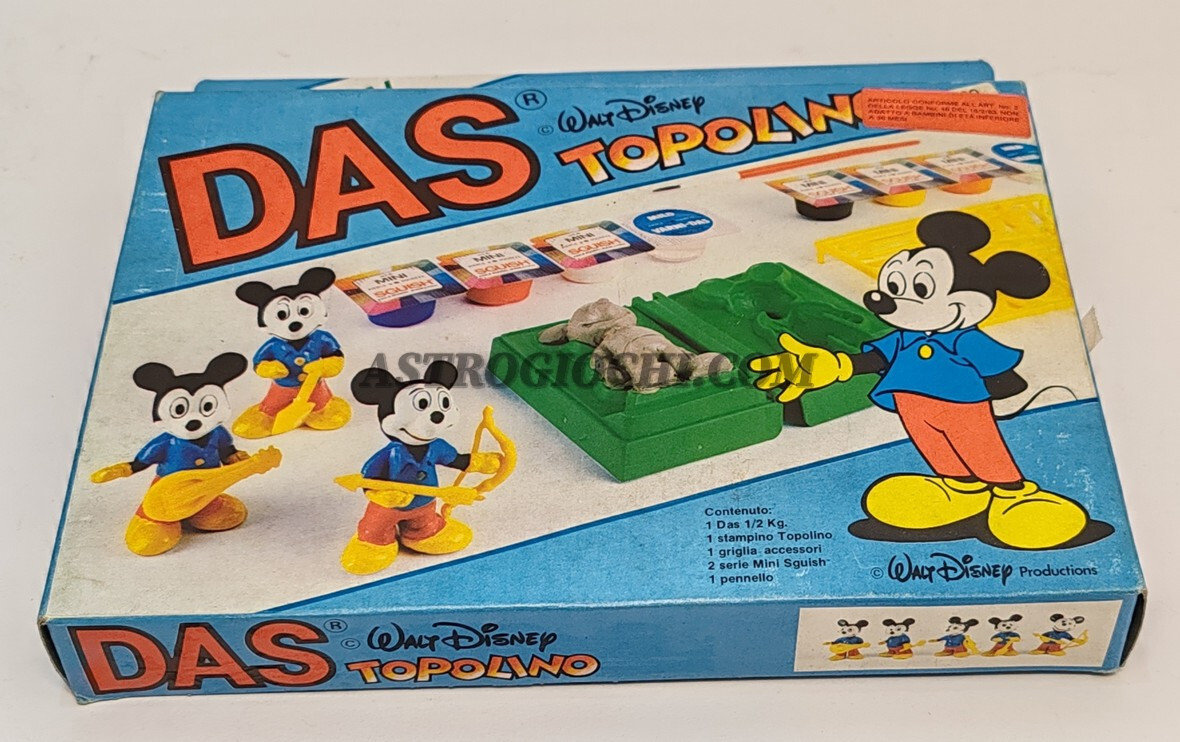 PLAY DAS ADICA PONGO WALT DISNEY TOPOLINO VINTAGE '80 NEW IN SEALED BOX ...
